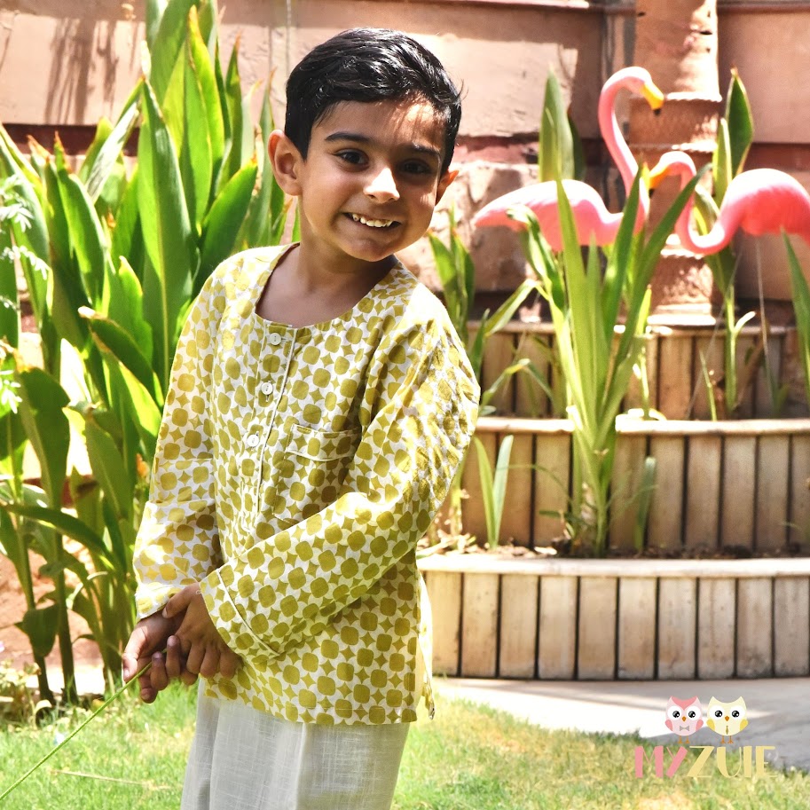 Kids Olive Night Suit – MyZuie
